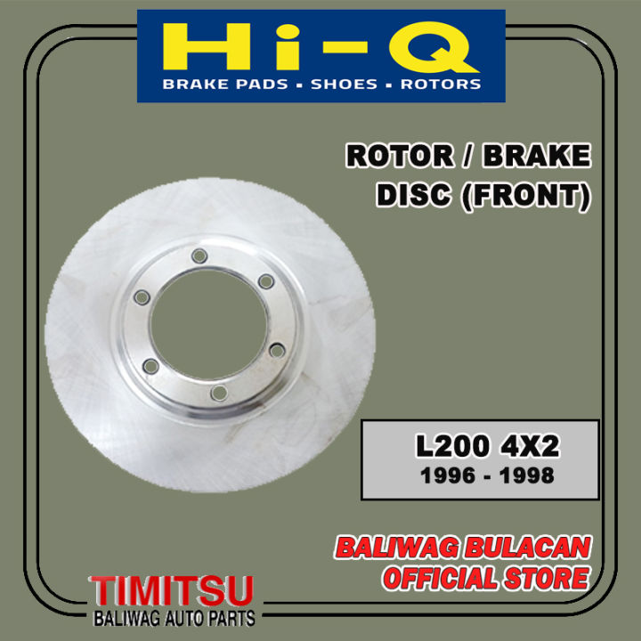 ROTOR DISC FRONT MITSUBISHI L200 4X2 1996-1998 PART NO. SD4321 HI-Q ...