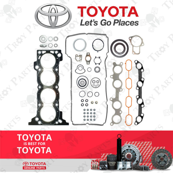 Original Toyota Overhaul Full Set Gasket 04111-0C080 Toyota Innova 2.0 ...