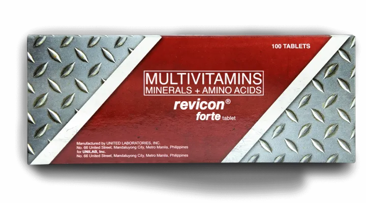 Authentic Revicon Forte Multivitamins ( 100 tablets ) | Lazada PH
