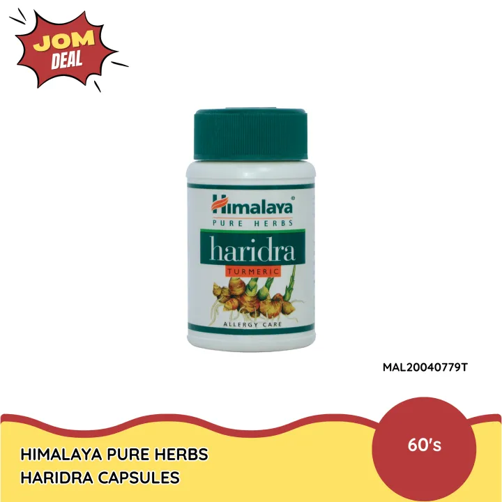 Himalaya Haridra Caps 60's [Exp: 31/01/2026] | Lazada
