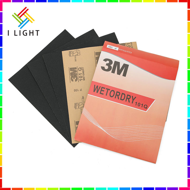 3M Sandpaper 9inch*11inch Sand Paper Wetordry Grit Liha 60 to 1000 Sold ...