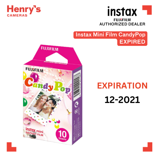 FUJIFILM INSTAX MINI FILM 10s CANDY POP FILM - HENRY'S CAMERAS EXPIRED | Lazada PH