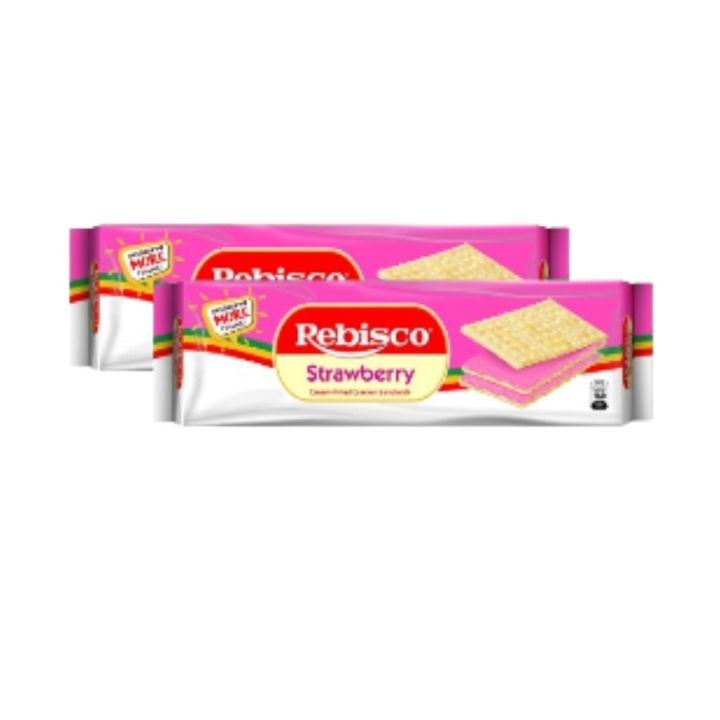Rebisco Sandwich Strawberry 32g x 10 - Pack of 2 | Lazada PH