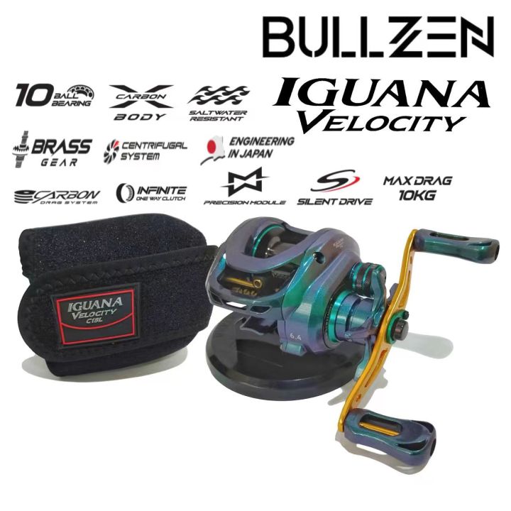 BULLZEN IGUANA VELOCITY C15L REEL (BAITCASTING/BC) | Lazada
