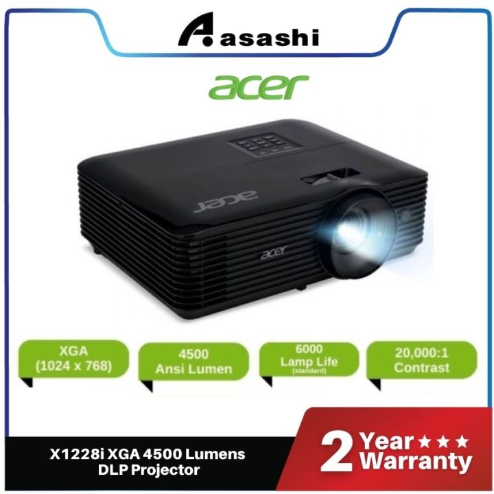 Acer X1228i XGA 4500 Lumens DLP Projector | Lazada