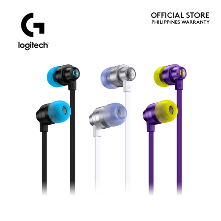 Logitech G333 Gaming Earphones with Dual Audio Drivers,In-Line Mic ...