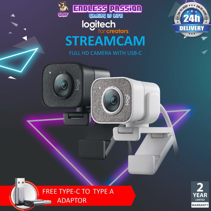 Logitech StreamCam Premium Webcam for Streaming and Content Creation ...