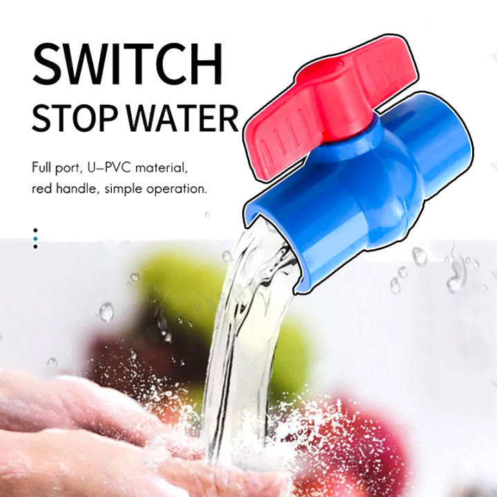 PVC Ball Valve Blue Plumbing Fixtures Gate Valves PVC Blue fittings ...