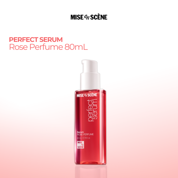 mise en scene Perfect Serum Rose Perfume 80ML - hair essence oil for ...