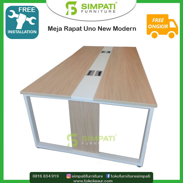 MEJA RAPAT NEW MODERN UCT 7763 N (240X90X75) | Lazada Indonesia