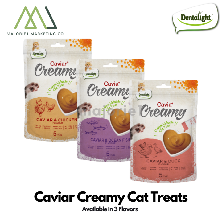 Dentalight Caviar Creamy Lickable Cat Treats Churu | Lazada PH