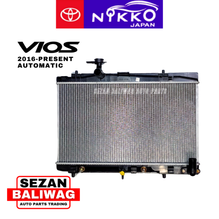 NIKKO JAPAN RADIATOR ASSEMBLY TOYOTA VIOS 2016-PRESENT AUTOMATIC KJ ...