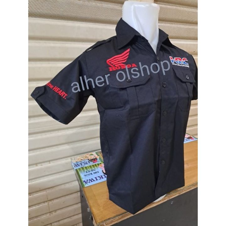 pdh pendek kemeja Honda HRC baju Honda HRC seragam Honda HRC Pdh Honda ...