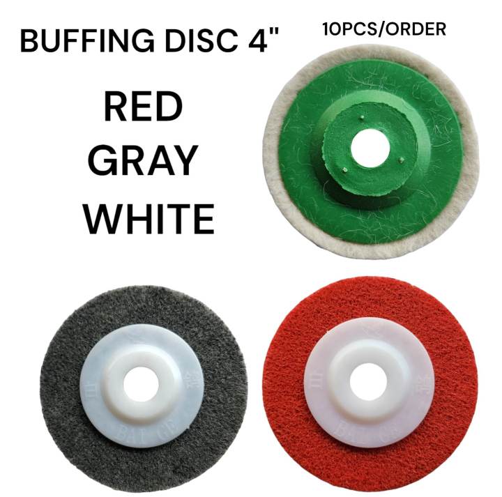 Buffing Disc Polishing Pad 4" (10 Pcs) | Lazada PH