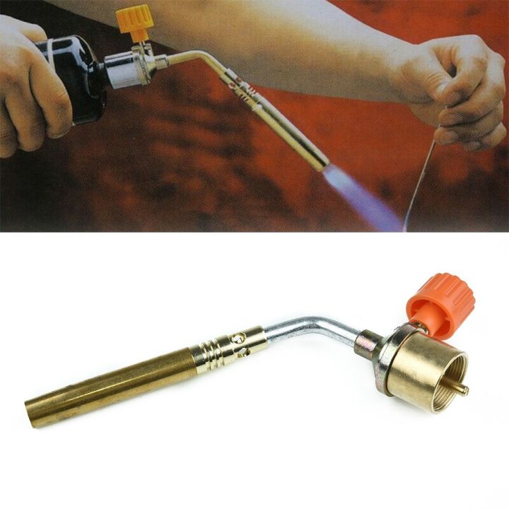 HOMETOOL Gas Torch Gas No Self Ignition Plumbing Turbo Torch Soldering ...