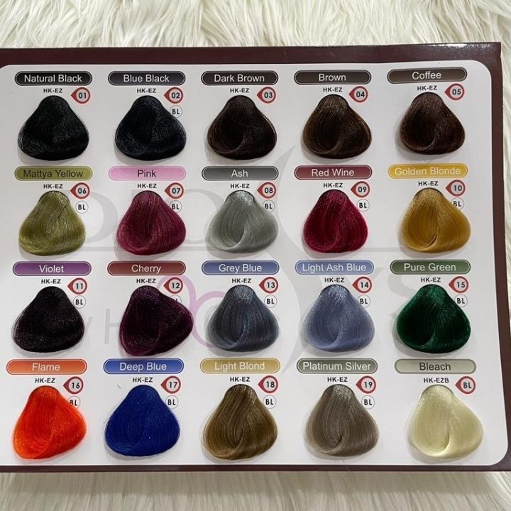 Katalog Diosys Hair Color Terbaru 20 Warna Buku Warna Rambut | Lazada ...
