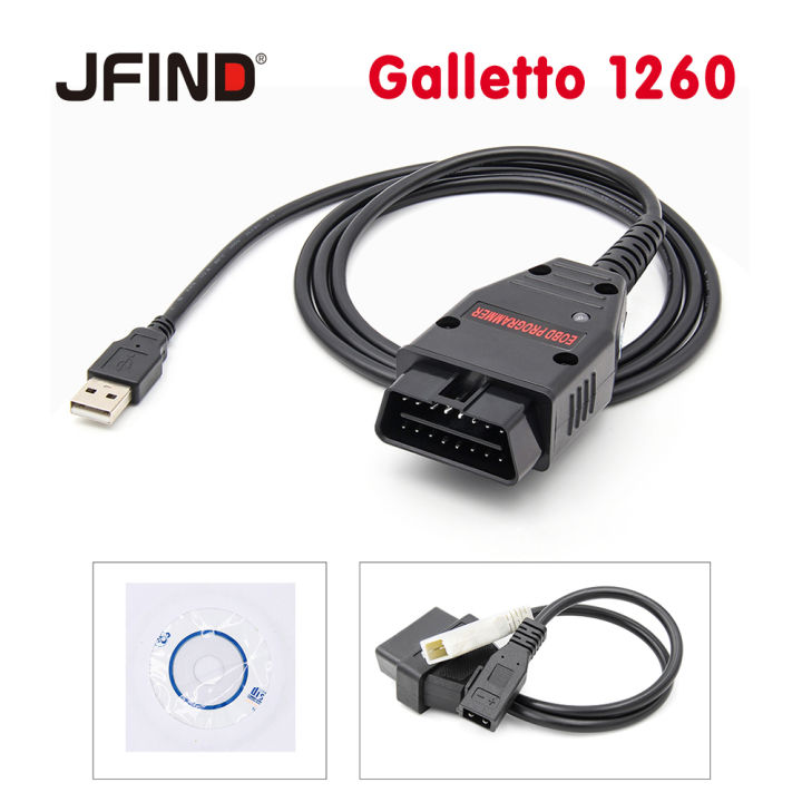 Galletto 1260เครื่องมือวิเคราะห์ชิป ECU จูนนิ่งรถยนต์ OBD2สำหรับ VW ชิป FTDI ECU โปรแกรมเมอร์ ...