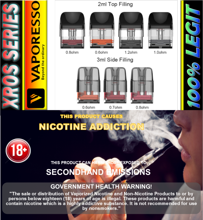 Vaporesso Xros Series Pod Atomizer Cartridge | Lazada PH