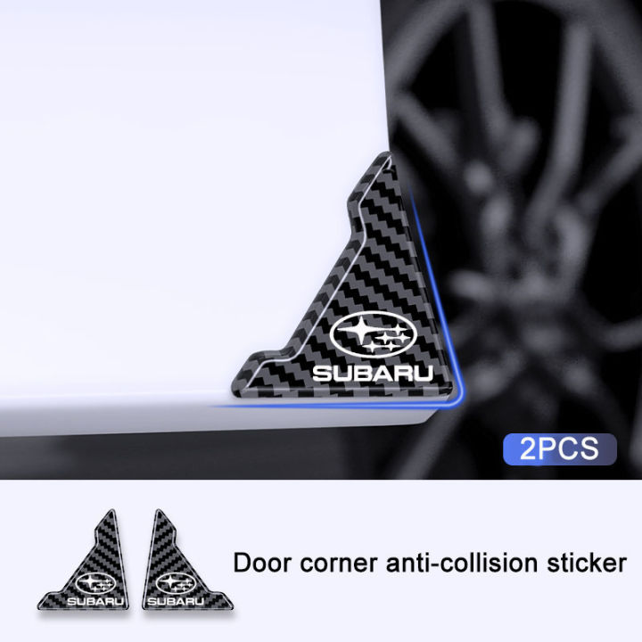 Subaru 2Pcs/Set Car Door Corner Anti-collision Sticker Protector Bar ...