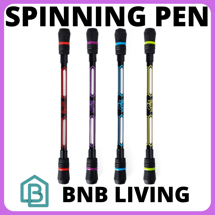 Pen Spinning Pen Balance pen Black Gel Pen 0.5mm Rotary Pen Student ...