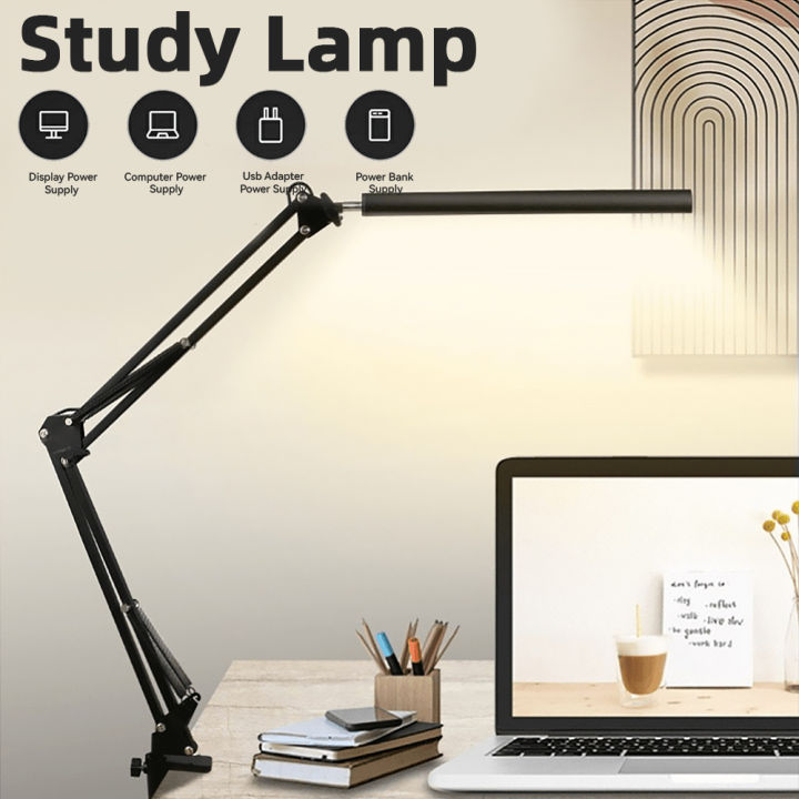 LED Desk Lamp Table Lamp for Study Fold and Rotate Desk Table Light ...