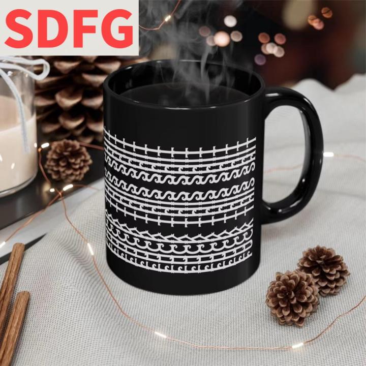 SDFG กระเบื้อง แก้วข้อความที่ซ่อนอยู่ ความจุขนาดใหญ่ ด้ามจับที่ออกแบบ ...