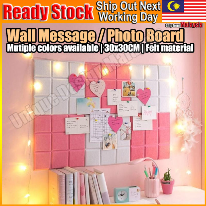 Felt Letter Note Message Board Home Photo Wall Memo Decor Planner ...