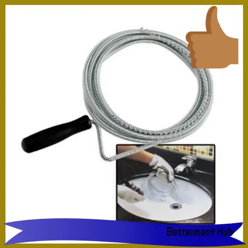 Drain Unblocker Drain Snake Drain Cleaning Spring with Flexible Clear ...