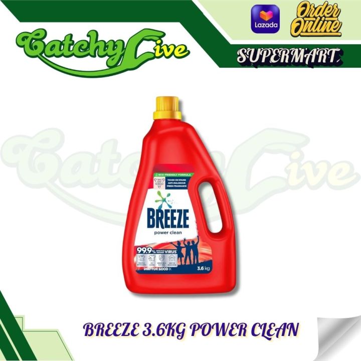 BREEZE 3.6KG INDOOR DRYING GOODBYE MUSTY/ POWER CLEAN/FRAGRANCE OF ...