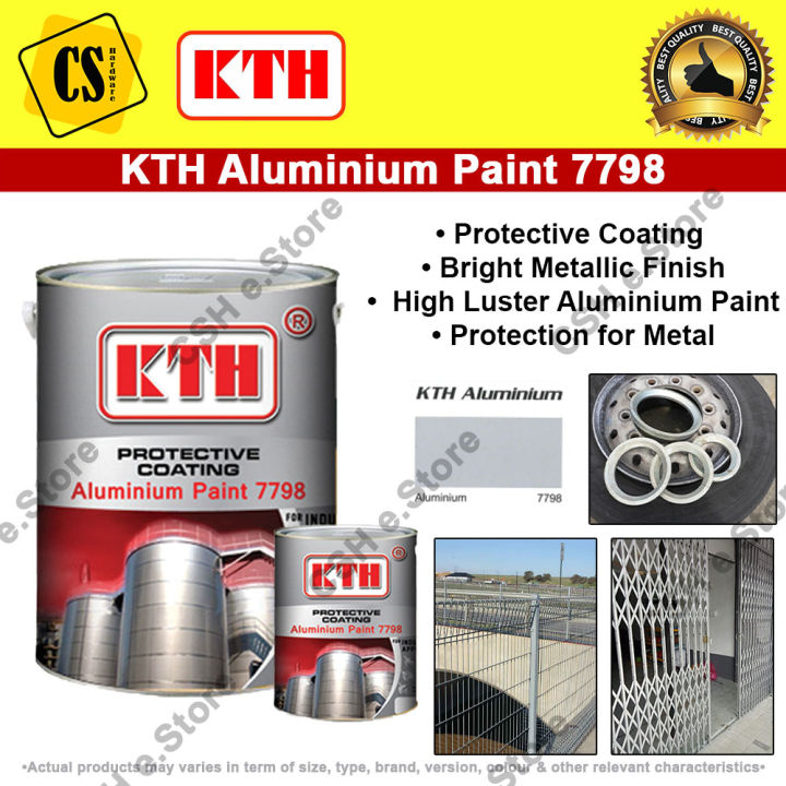 KTH Aluminium Paint 7798 Gloss Paint Metal Paint for Metal Gate Door ...