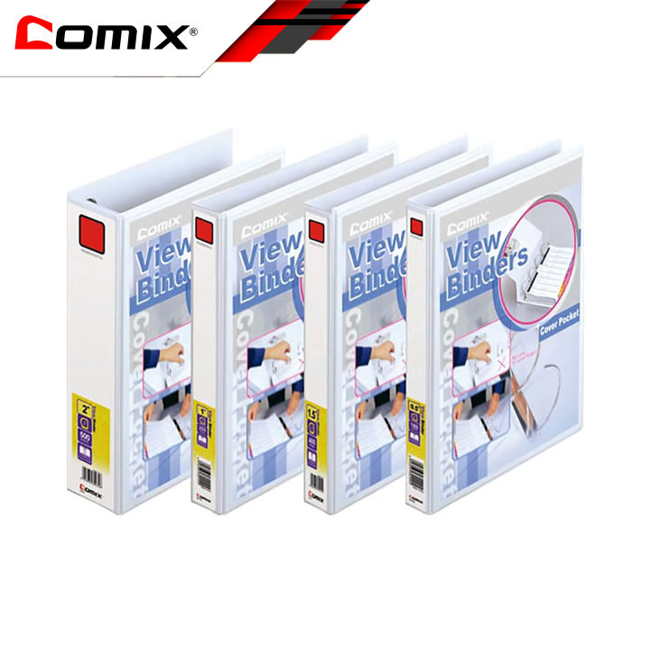 Comix PVC 3-D Ring Binder, A4 | Lazada PH