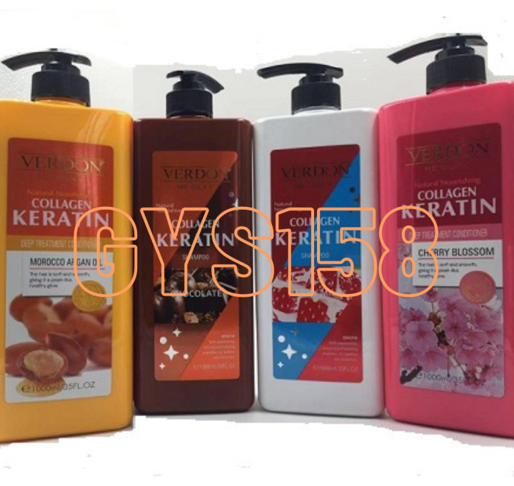 Verdon Natural Nourishing Collagen Keratin Deep Treatment Shampoo ...