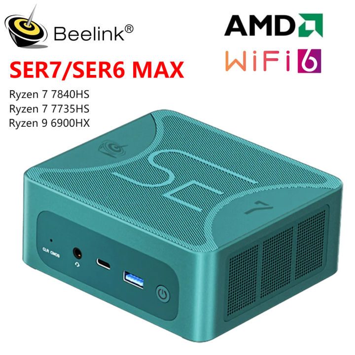 Beelink Mini PC SER7/SER6 Max Ryzen 7 7840HS 7735HS Radeon 780M DDR5 ...