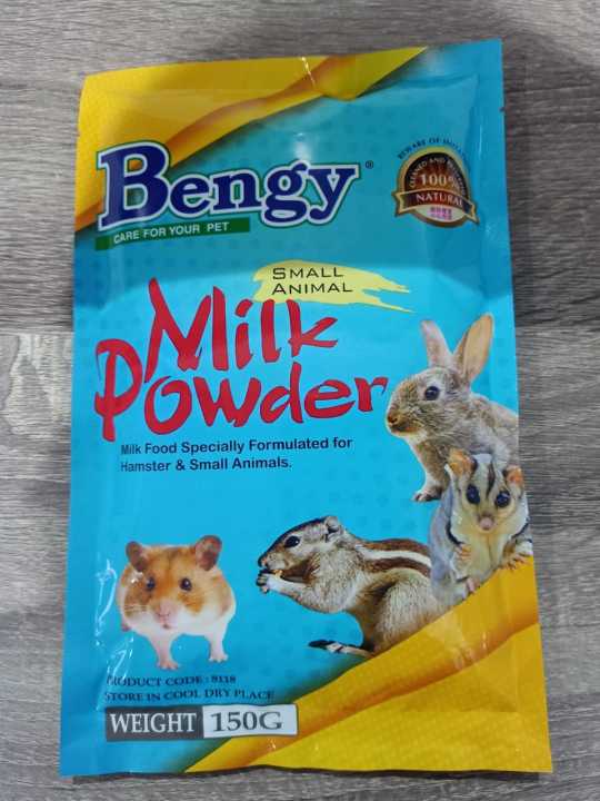 Small Animal Powder for Sugar Glider, Rabbit and Hamster (150g) Milk ...