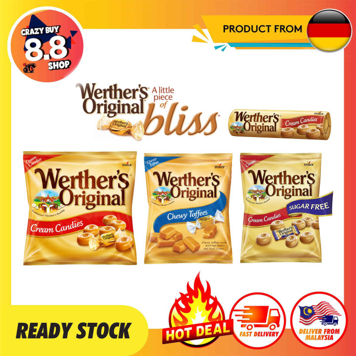 [Germany] Storck Werthers Original Classic Cream Chewy Toffee Sugar ...