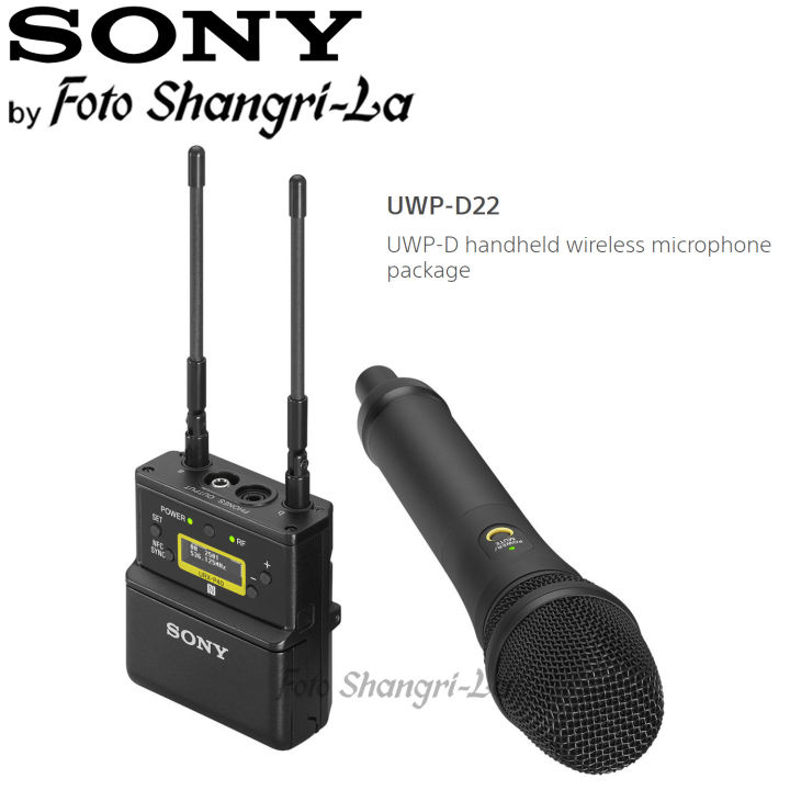 Sony UWP-D22 Camera Mount Wireless Cardioid Handheld Microphone System | Lazada