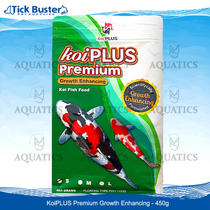 TBS2.0-450g Koi Plus Premium Growth Enhancing Koi Fish Food (Small Granules) Fish Food | Lazada PH