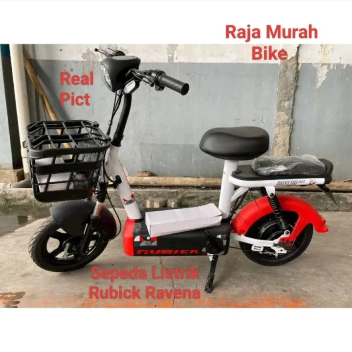 Sepeda Listrik Genio Rubick Ravena Bergaransi Resmi Sepeda Listrik E ...