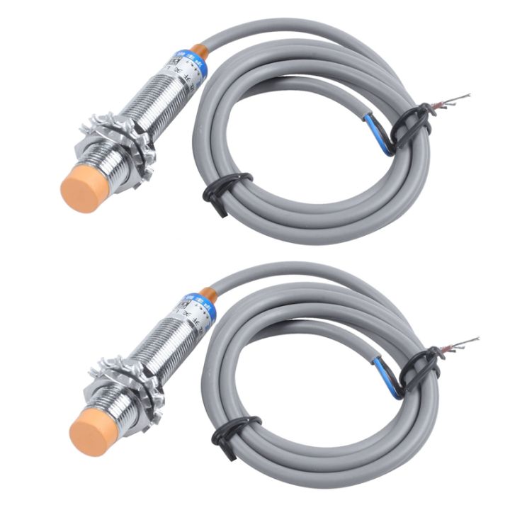 2X DC6-36V 300MA NPN NO 3-Wire 4mm Tubular Inductive ProXimity Sensor Switch LJ12A3-4-Z-BX ...