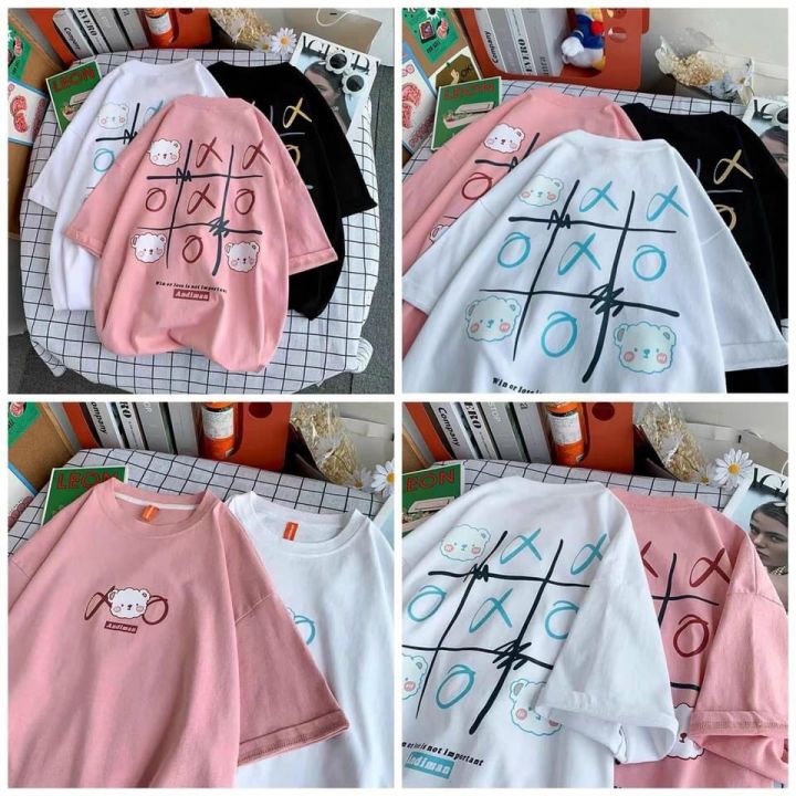 [HCM]Áo Thun Unisex Nam Nữ Form Rộng Tay Lỡ Thời Trang Hàn Quốc GẤU ...