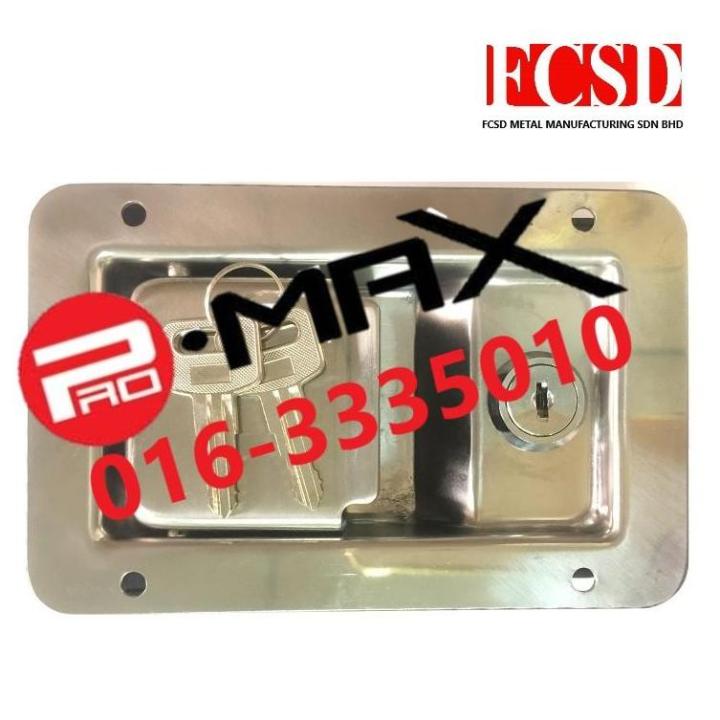 HL-001-S Lorry Truck Steel Body Handle Lock Kunci Pemegang Lori Trak ...