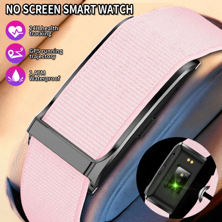LIGE Screenless Smartwatch Women Heart Rate Health Fitness Tracker 1 ...