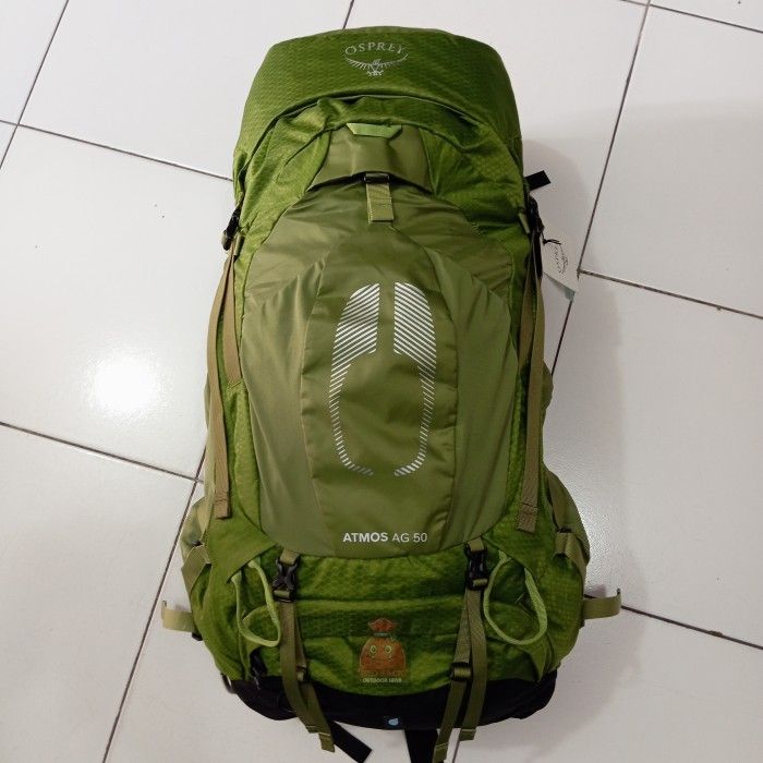 osprey atmos ag 50 include rain cover Carrier tas gunung adventure - Hijau | Lazada Indonesia