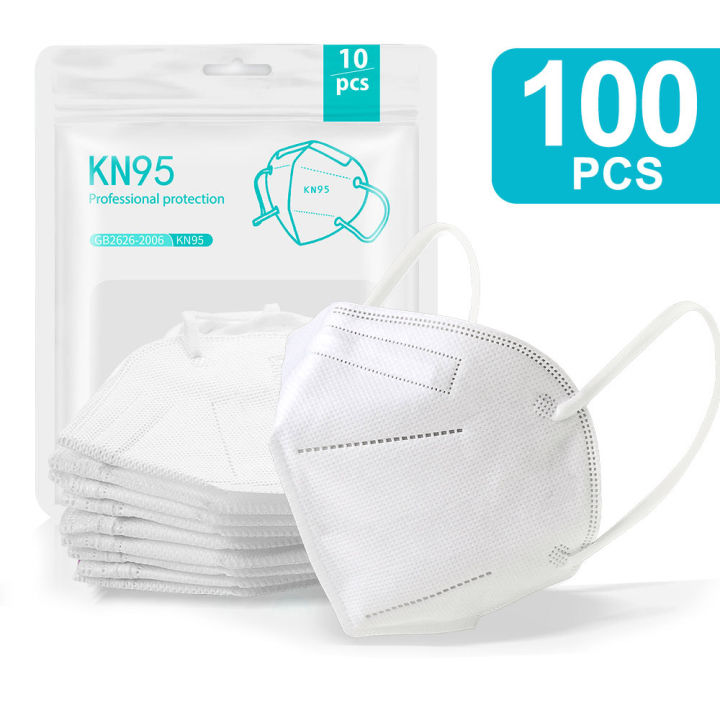 Buy 100pcs & Get 20pcs Free KN95 Protective Face Mask 5-Ply and High Filtration Efficiency ...