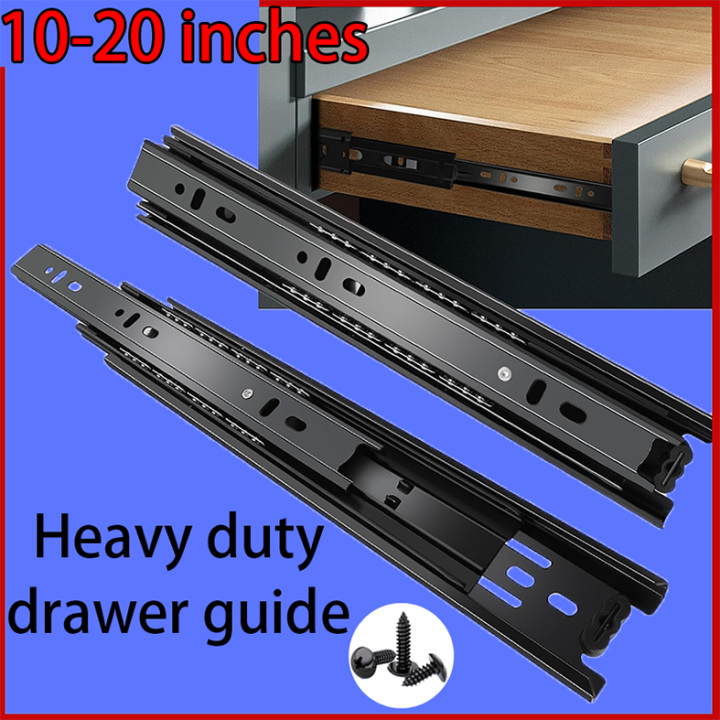 Heavy Duty Drawer Guide Drawer Slide Drawer Full Extension Steel Ball ...