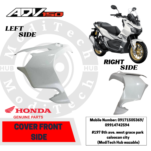 HONDA GENUINE COVER FRONT SIDE WHITE FOR ADV 150 | Lazada PH