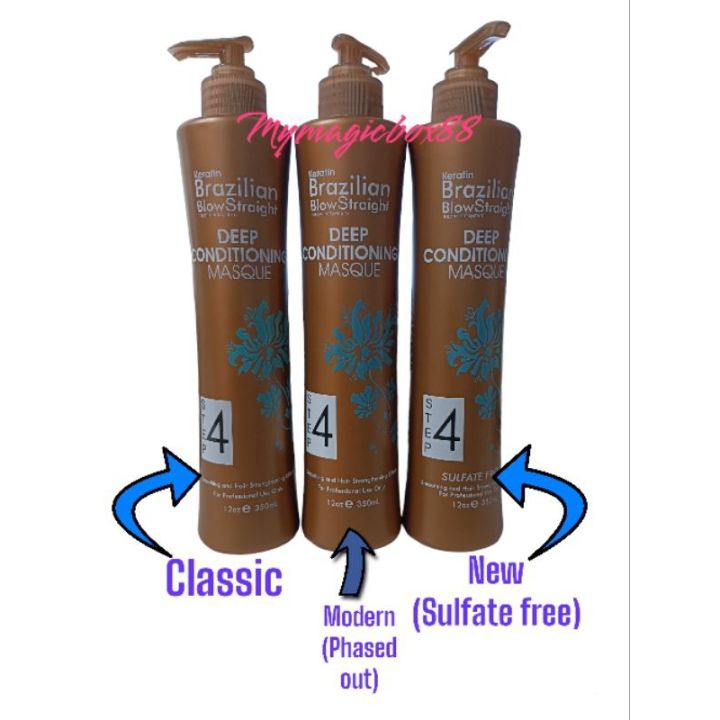 Keratin brazilian blow straight step 4 - Deep conditioning masque 350mL ...