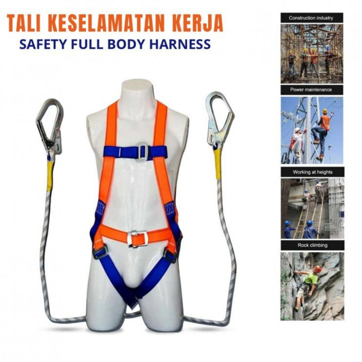 Stroux Sabuk Tali Keselamatan Kerja Climbing Safety Full Body Harness ...