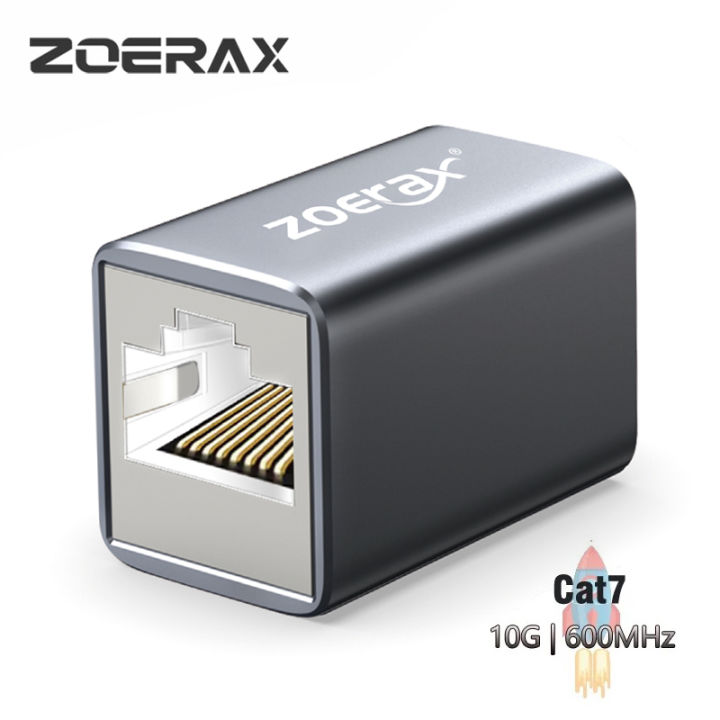 ZoeRax RJ45 Shielded Coupler Ethernet Extender Female to Female for ...