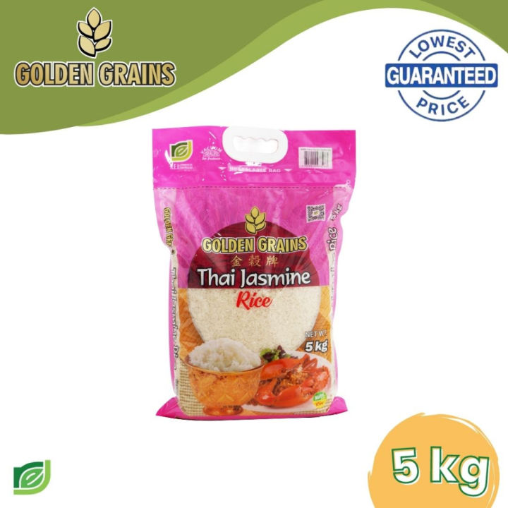 Golden Grains Thai Jasmine Rice 5kg | Lazada PH